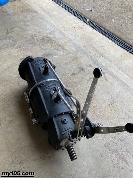Lenco 3-Speed Transmission with Reverse, Fine Spline Input, Coarse Spi ...